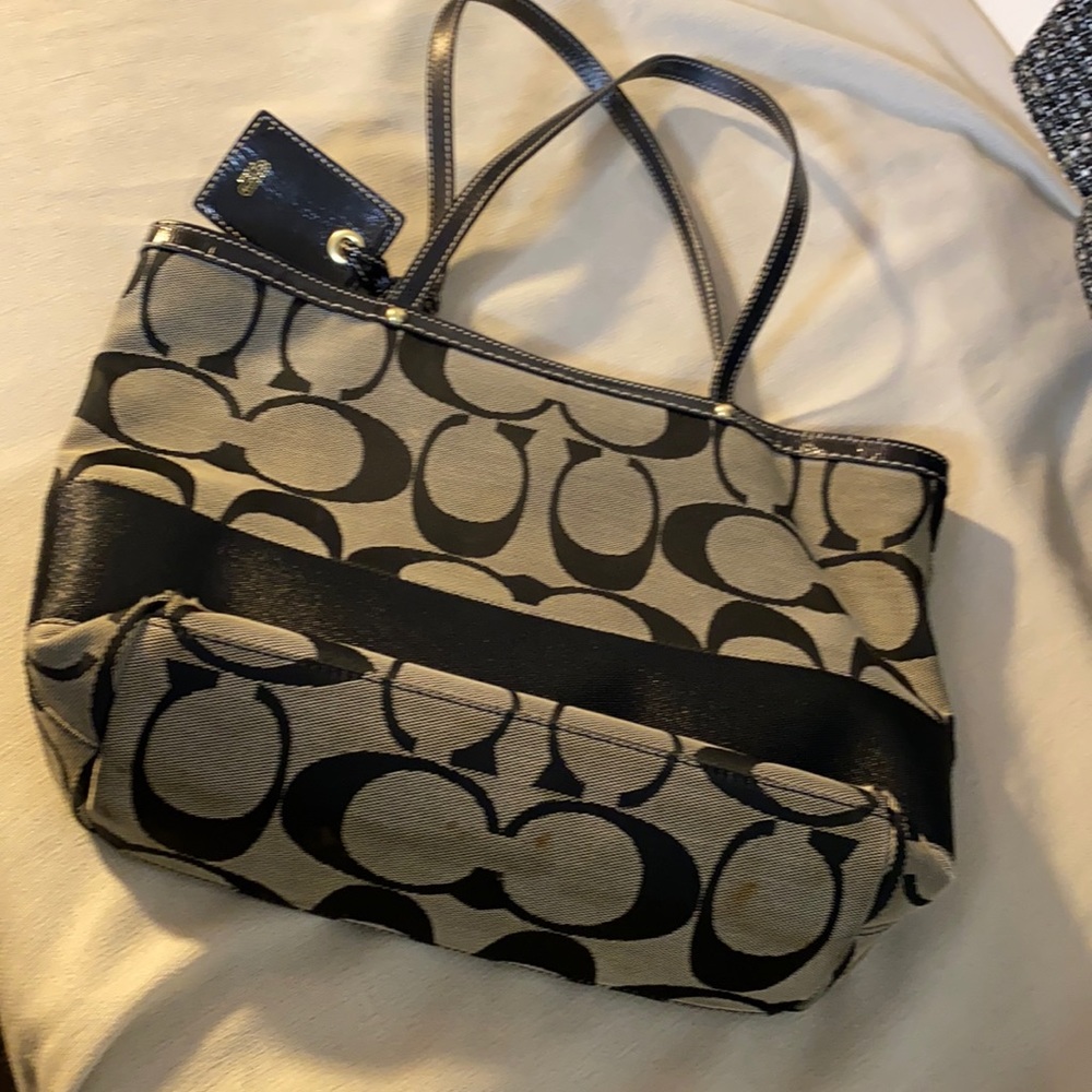 Coach Vintage Fabric Signature Bag - Gem